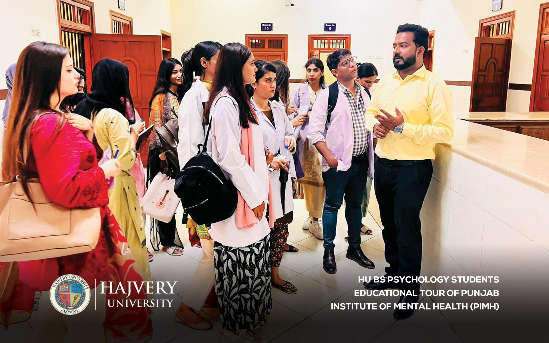 HU BS Psychology Students Educational Tour of Punjab Institute of ...